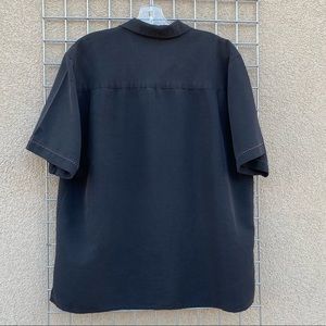 Cubavera | Shirts | Mens Cubavera Black Embroidered Detail Shirt | Poshmark